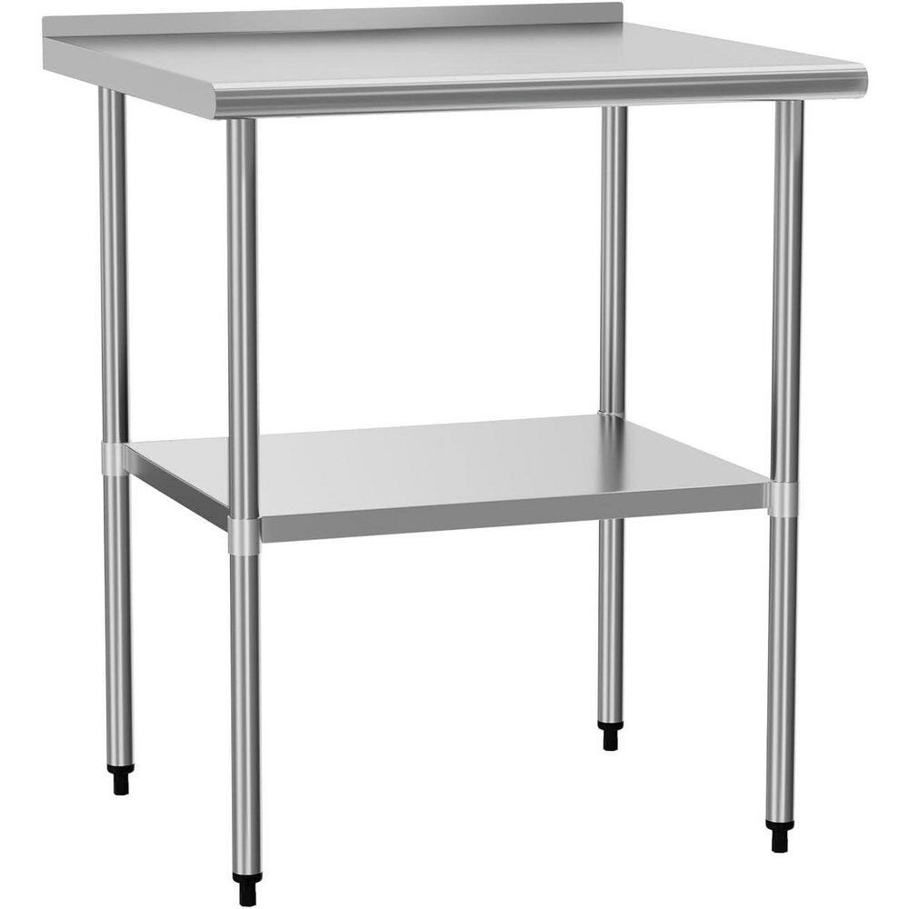 Tileon Stainless Steel Table, Metal Prep Table with Adjustable ...