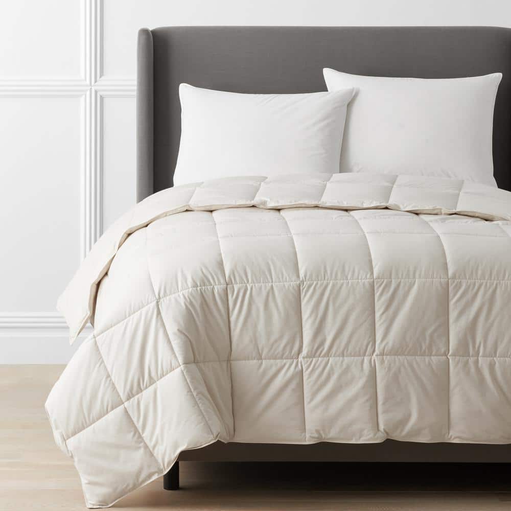 The Company Store All Season Wool Natural Full/Queen Wool Comforter ...