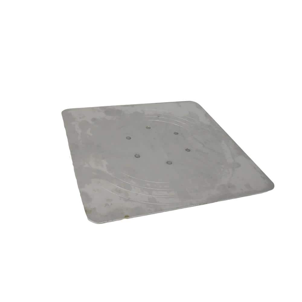 8 in. x 8 in. Aluminum Plastering Hawk with Wood Handle SL518