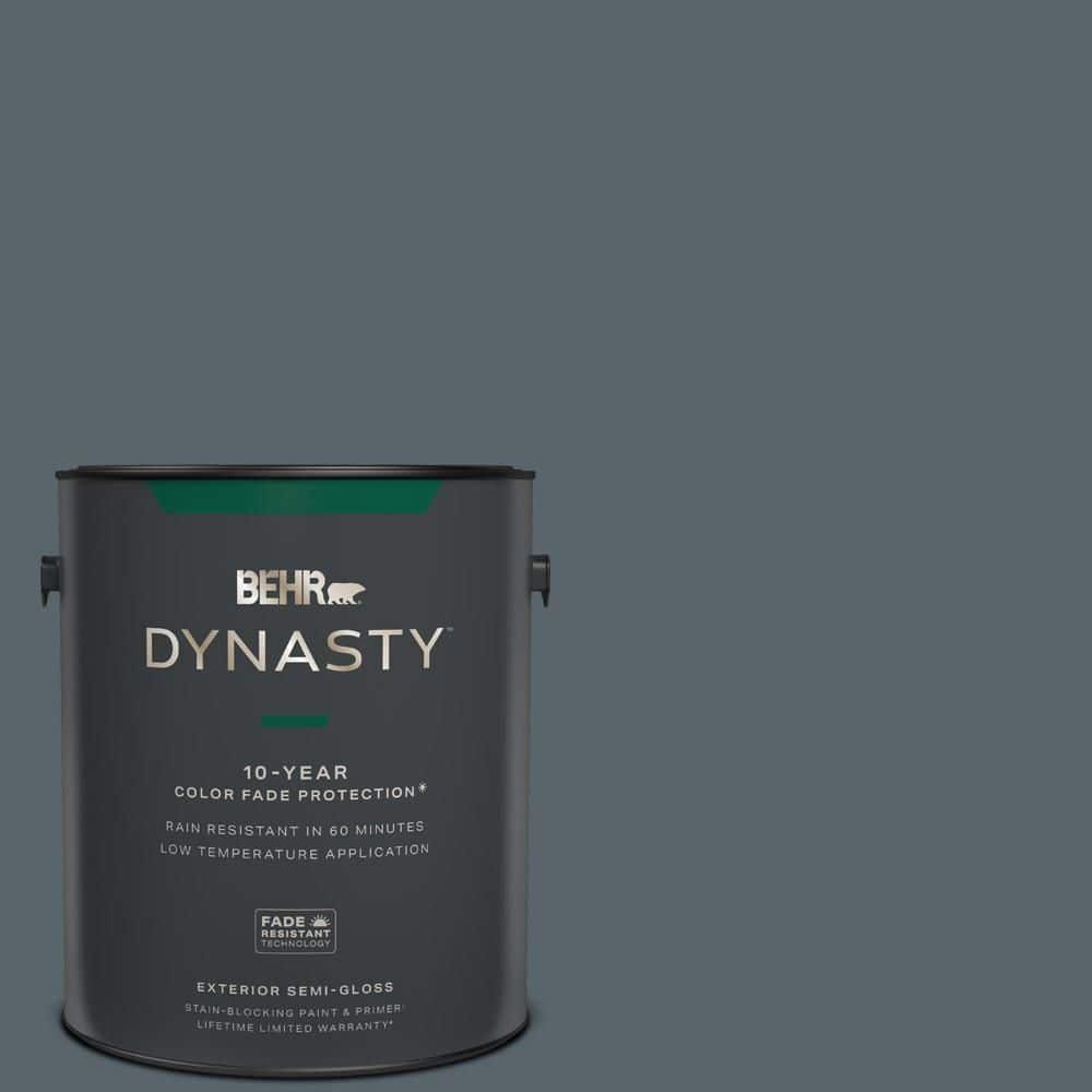 BEHR DYNASTY 1 gal. #N490-6 Calligraphy Semi-Gloss Exterior Stain ...