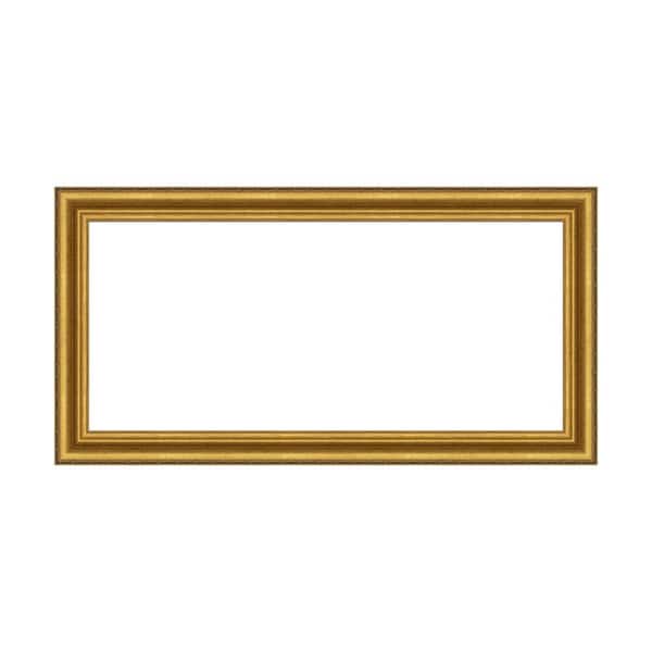 Amanti Art Mirror Makeover Parlor Gold 49.25 in. W x 25.25 in. H ...