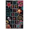 Mohawk Home Hopscotch Black 5 ft. x 8 ft. Whimsical Area Rug 477738 ...