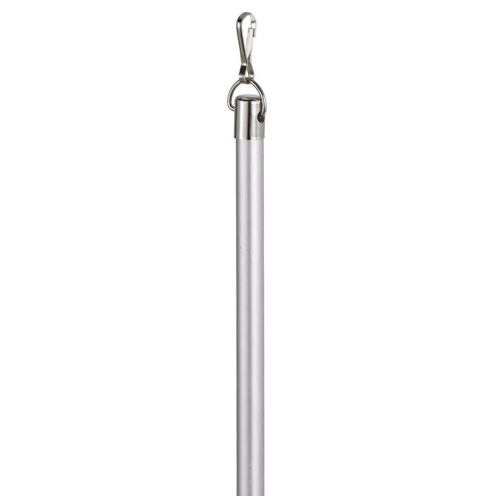 Art Decor 60 in. Silver Aluminum Drapery Baton (Set of 3) HTP7603-DA ...