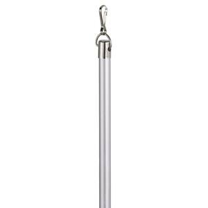 Art Decor 48 in. Silver Aluminum Drapery Baton (Set of 3) HTP7483-DA ...