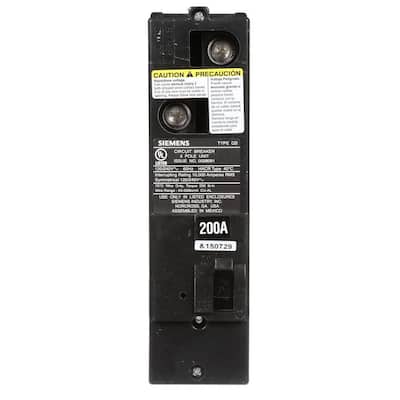 Siemens 200 Amp Double-Pole 10kA Type QPP Circuit Breaker-Q2200B - The ...