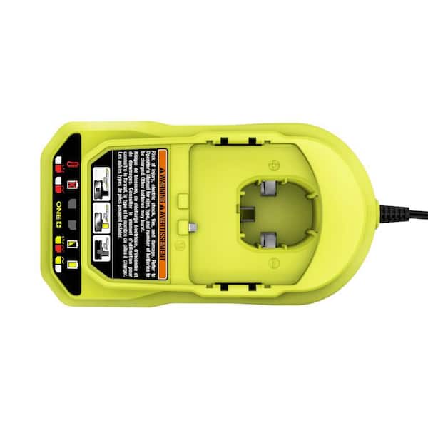 RYOBI ONE+ 18V 6-Port Fast Charger with 2.0 Ah Battery and Charger Kit ...