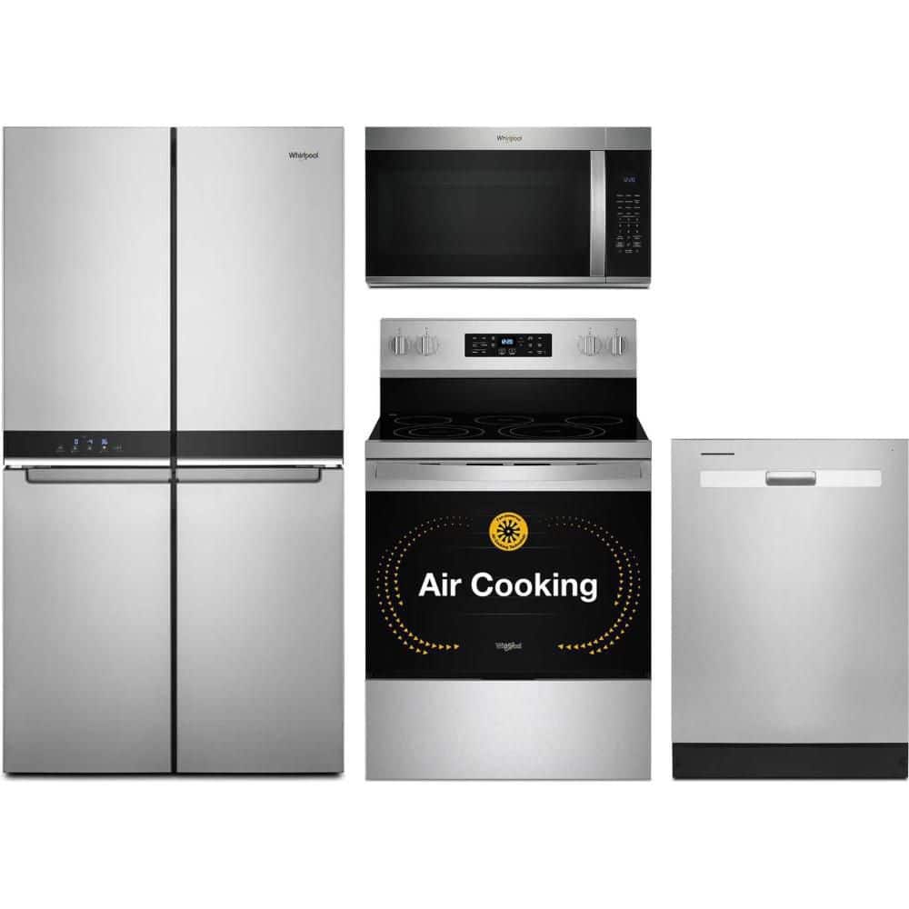 Whirlpool 19.4 cu. ft. Counter Depth Refrigerator with 5 Burner ...