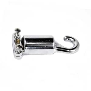 PERMA-CAST 3/8 in. to 1/2 in. Cleat Type Rope Hook in Chrome PH-52 ...