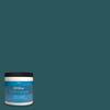 BEHR PREMIUM PLUS 8 oz. #MQ6-01 Ocean Abyss Satin Enamel Interior ...