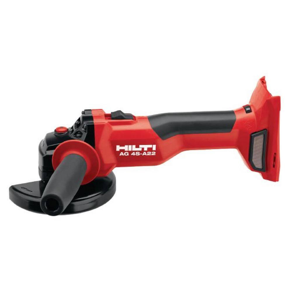 Hilti 22-Volt Li-Ion Cordless Brushless 5 in. Angle Grinder with ...