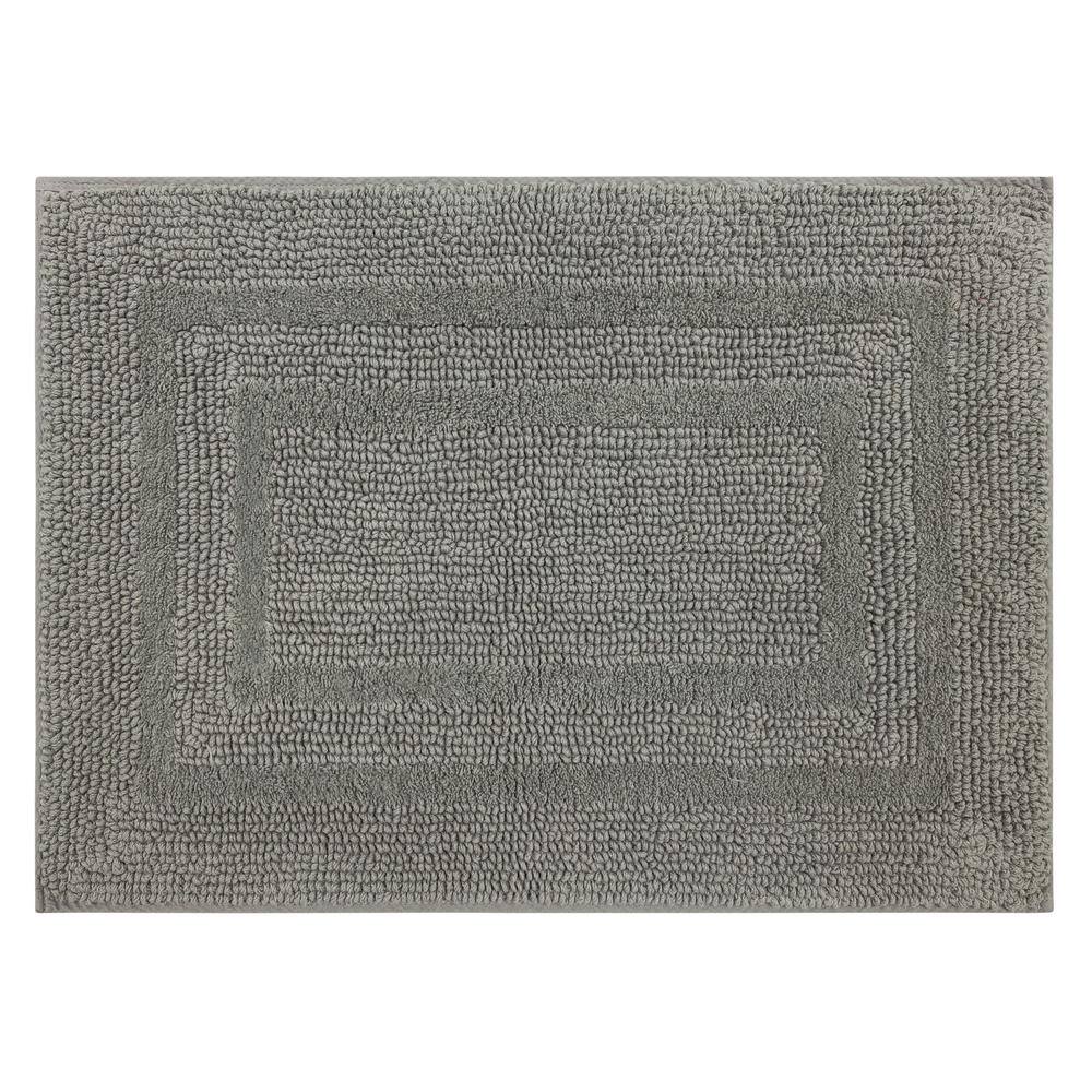 Mohawk Home Cotton Reversible Pewter 21 in. x 34 in. Gray Cotton ...