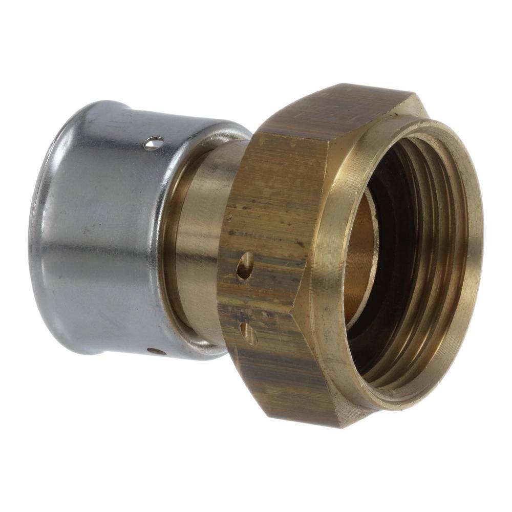 Viega PureFlow 1 in. Press x 1 in. F BSP Zero Lead Bronze Tailpiece (10 ...