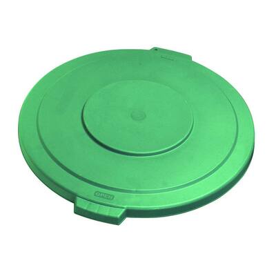 Carlisle Bronco 10 Gal. Orange Round Trash Can Lid (6-Pack)-34101124 - The Home Depot