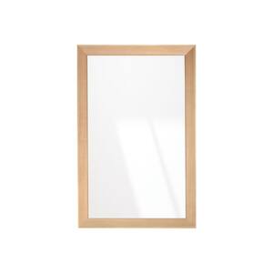BrandtWorks Natural Maple Elegance Framed Mirror 32 in. W x 36 in. H ...