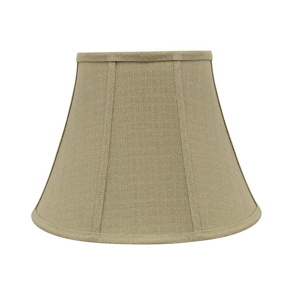 Aspen Creative Corporation 13 in. x 9.5 in. Beige Bell Lamp Shade 30223 ...