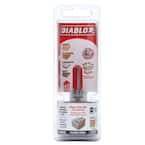 DIABLO 1/2 in. x 1 in. Carbide Top-Bearing Flush Trim Router Bit ...