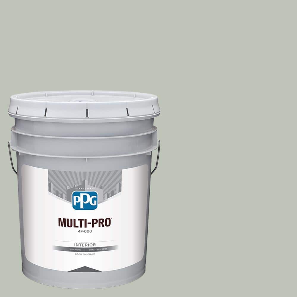 MULTI-PRO 5 gal. Balsam PPG1128-4 Flat Interior Paint PPG1128-4MP-05F ...