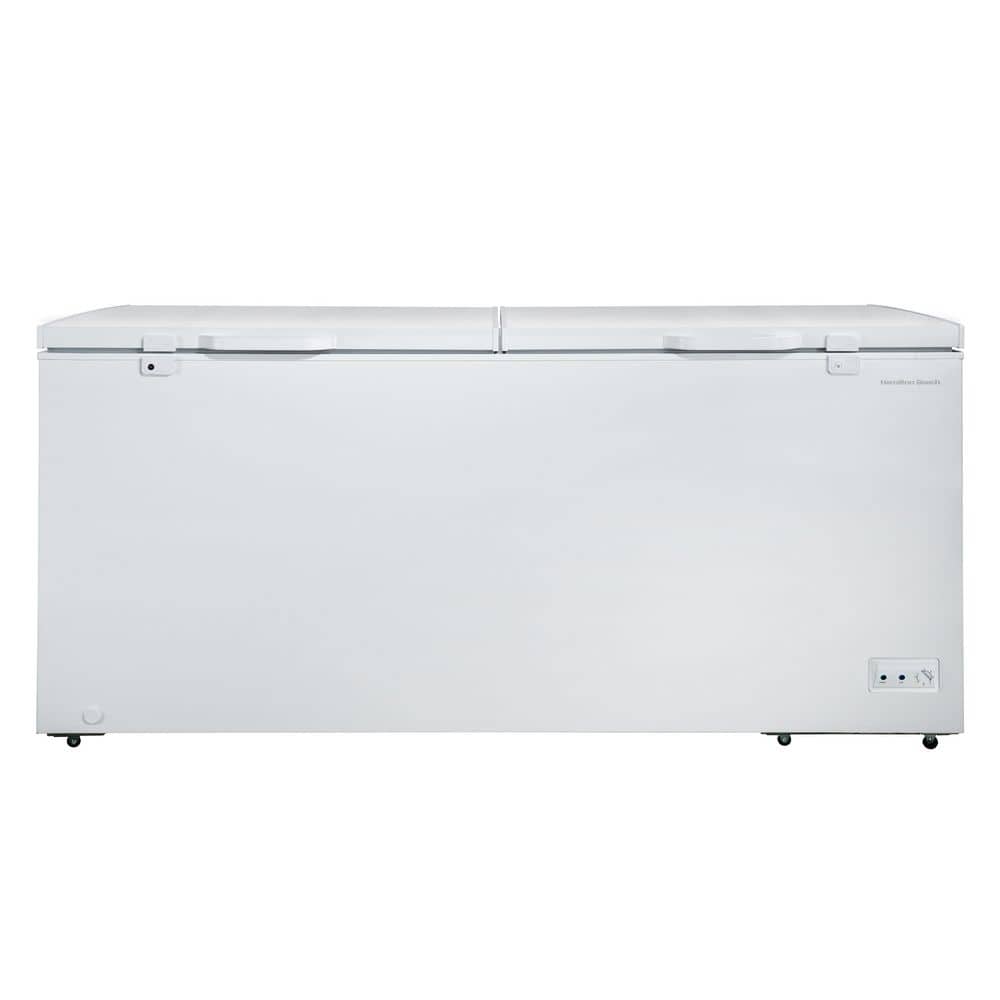 Hamilton Beach 82 in 30 cu. ft. Manual Defrost Dual Door Chest Freezer ...