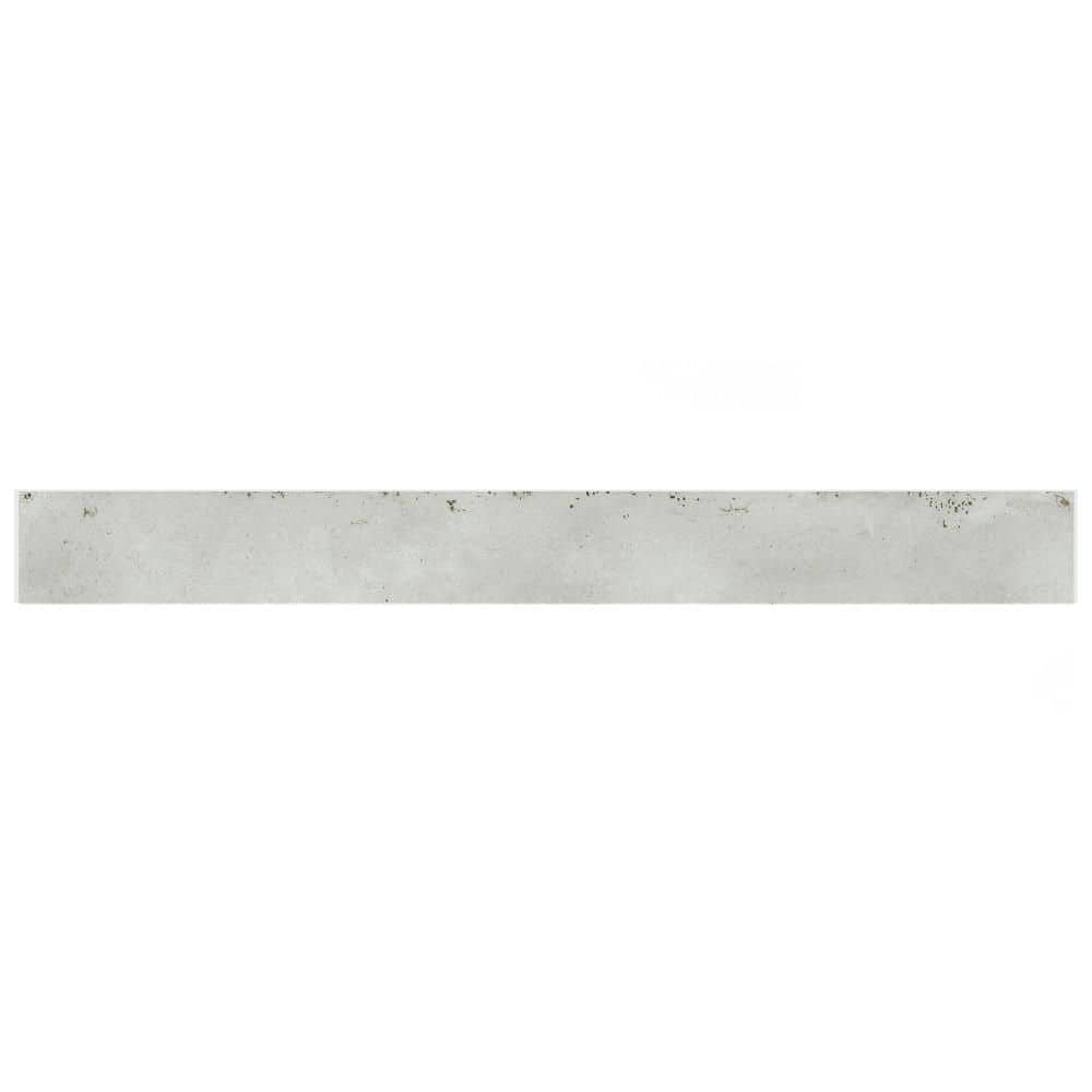 Merola Tile Scottsdale Light Grey 2 in. x 9 in. Porcelain Floor and ...