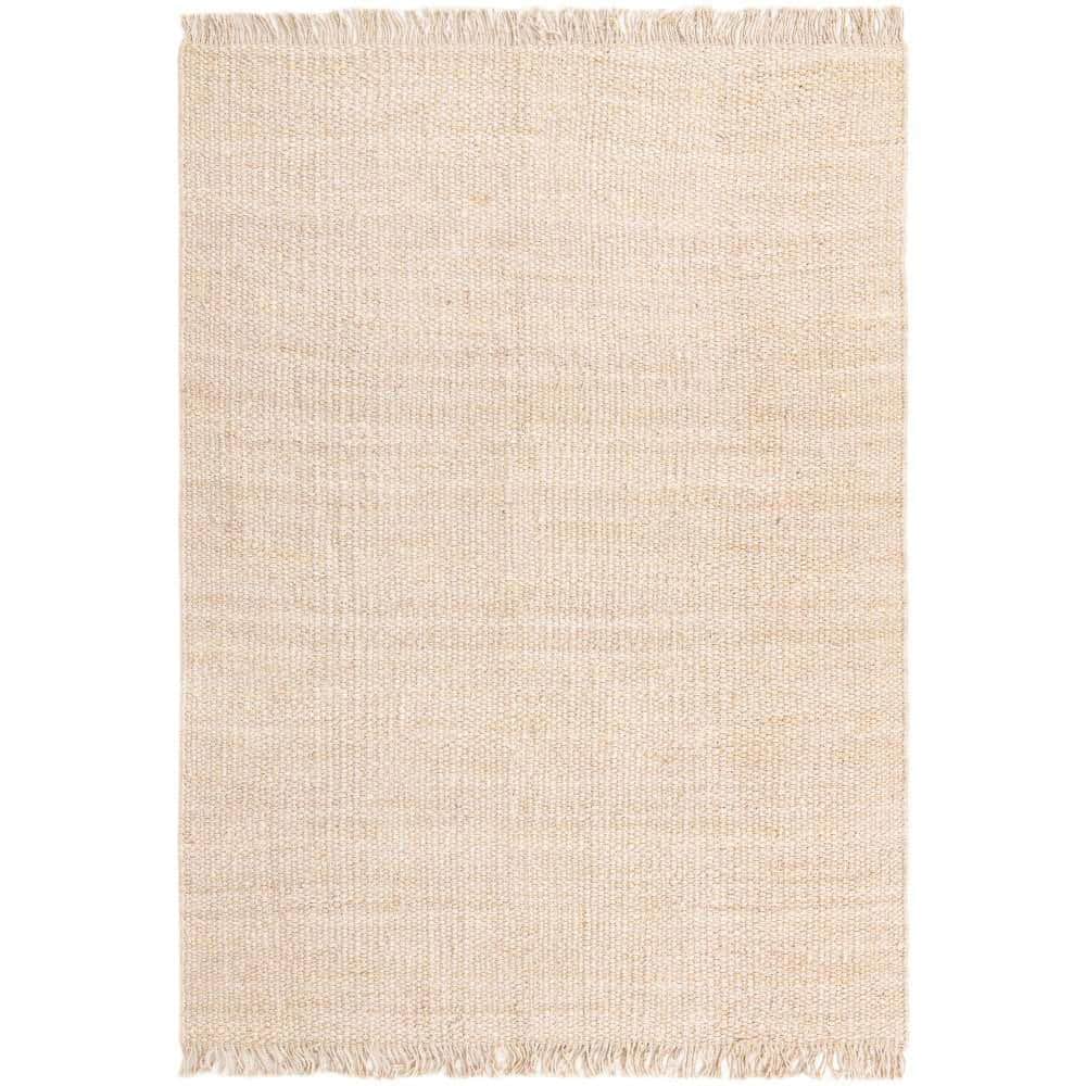 Unique Loom Chunky Jute Ivory 9' 0 x 12' 2 Area Rug 3142807 - The Home ...