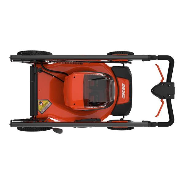 ECHO 21 in. 56-Volt Cordless Battery Walk Behind Push Lawn Mower with ...