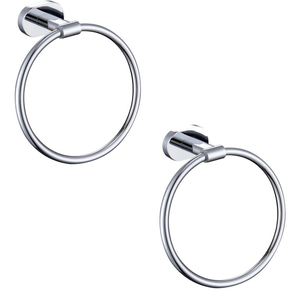 ruiling Wall Mounted Towel Ring in Stainless Steel Polished Chrome-2 ...