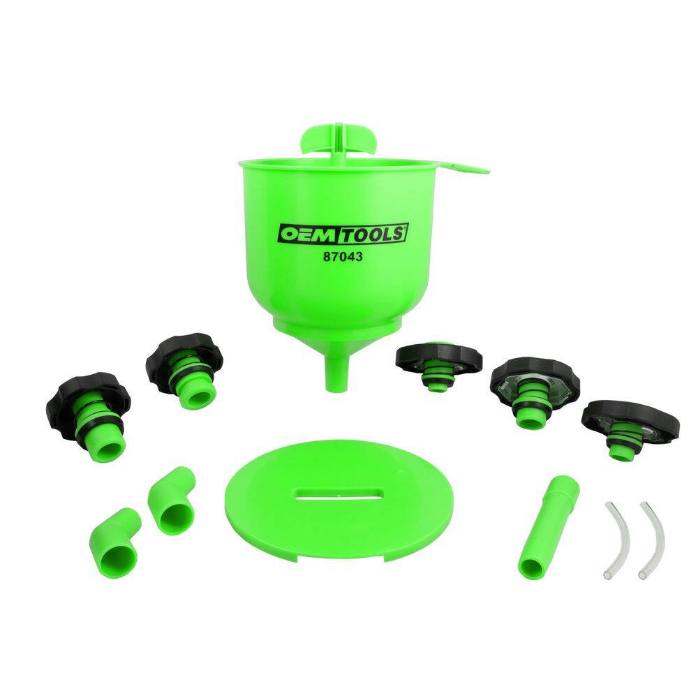 OEMTOOLS Professional No-Spill Coolant Funnel Kit 87043 - The Home Depot