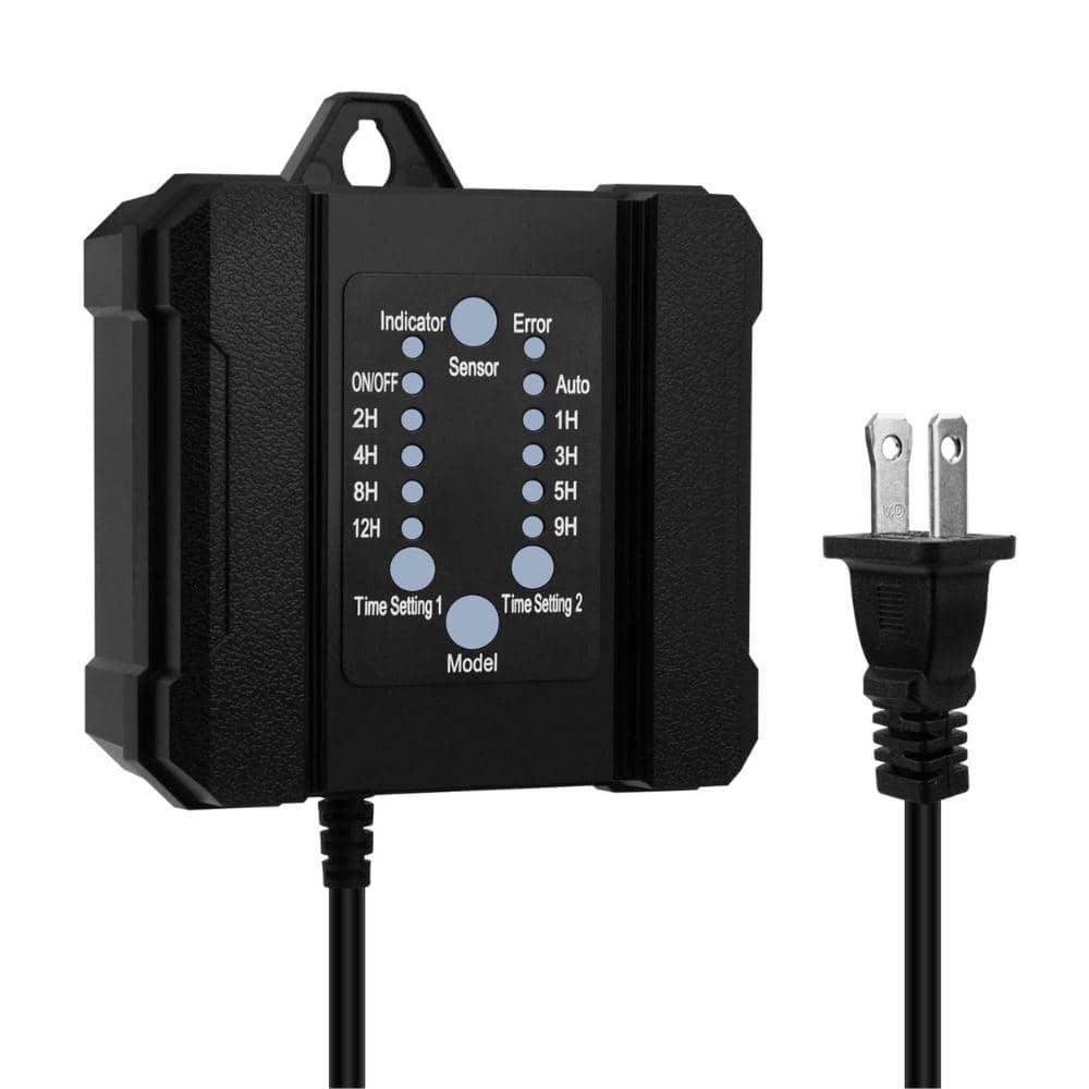 Lukyamzn 100W Outdoor Low Voltage Transformer with Timer and Photocell ...