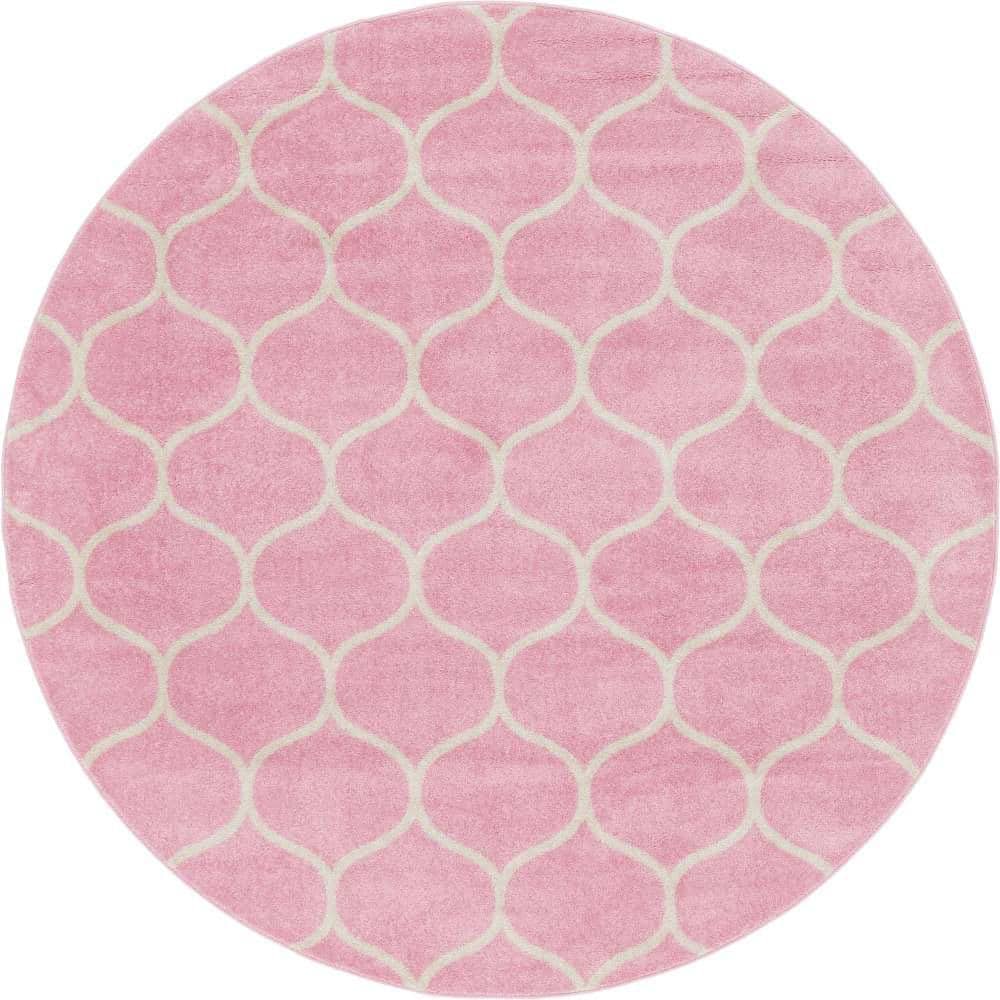 Unique Loom Trellis Frieze Collection Area Rug - Rounded (7 ft. 10 in ...