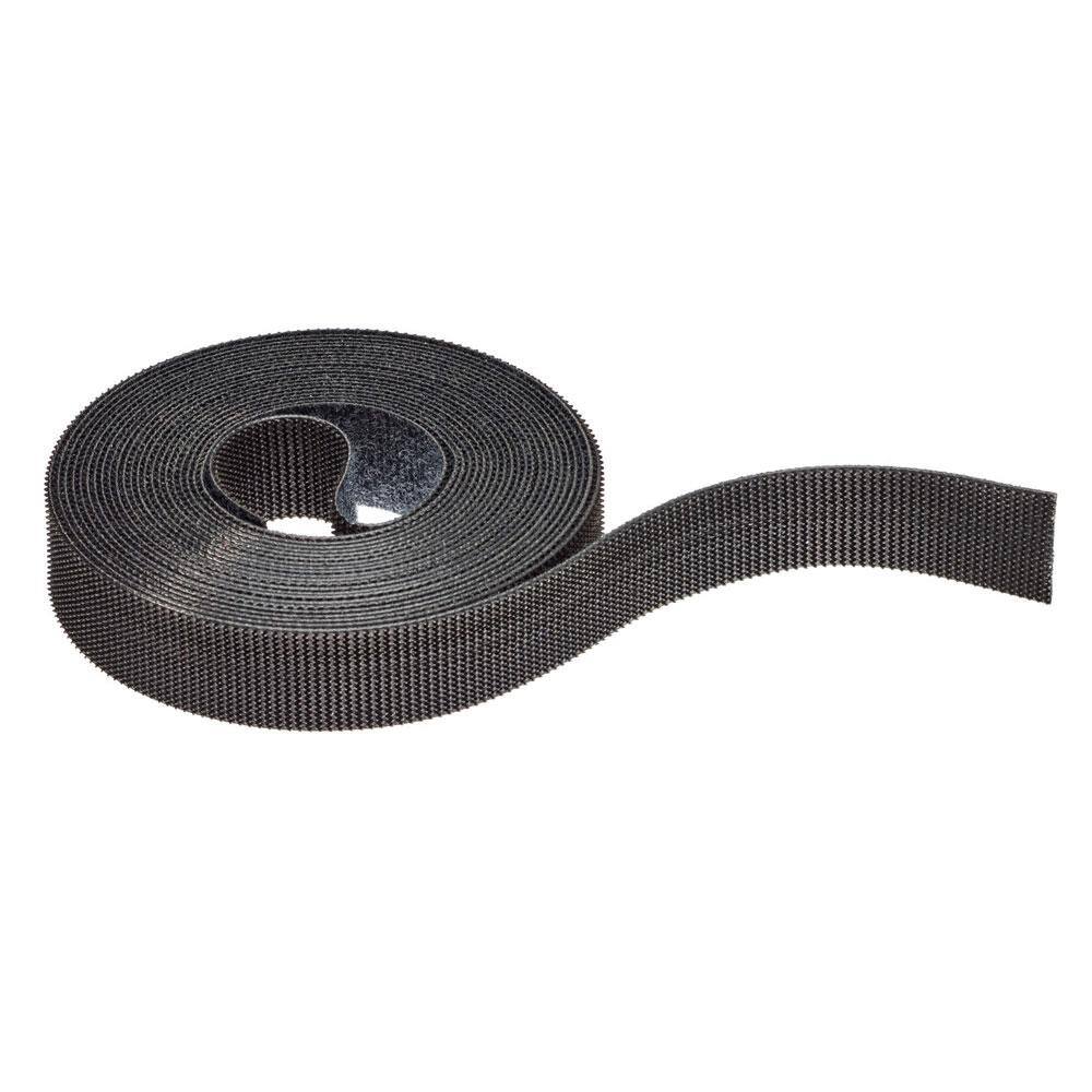 Leviton 15 ft. 1/2 in. Width Roll of Velcro Soft Cinch Black 49605-AHL ...