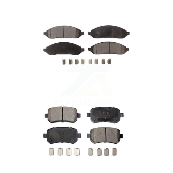 TEC Front Rear Ceramic Brake Pads Kit For 2004-2007 Ford Freestar ...