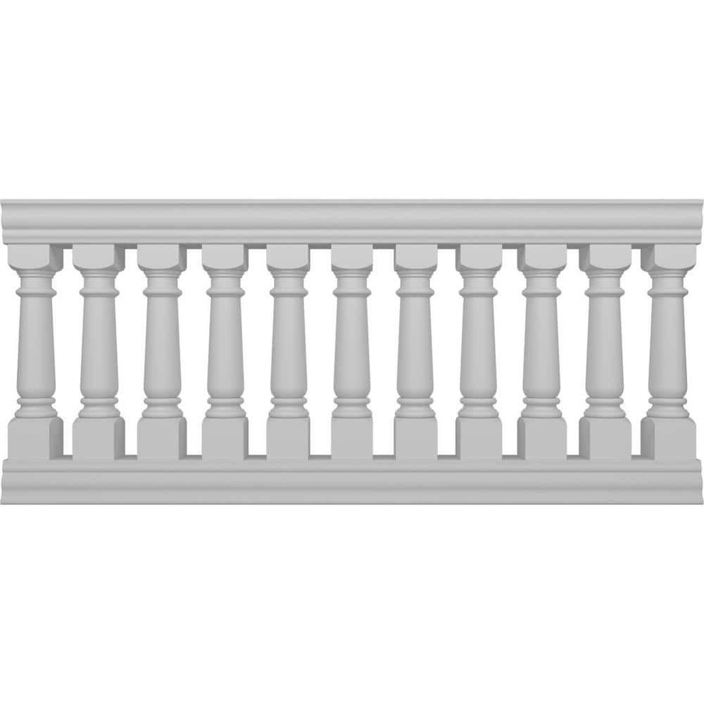 Ekena Millwork Fiberthane Wellington Balustrade 84 in. L x 40 in. H ...