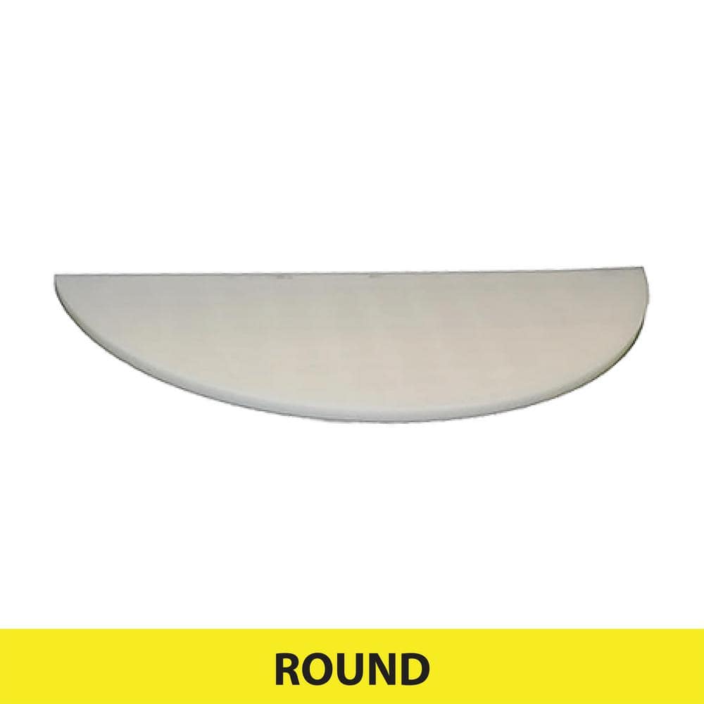 SHAPE PRODUCTS 39 in. W x 17 in. D x 1 in. H Heavy-Duty Round Flat ...