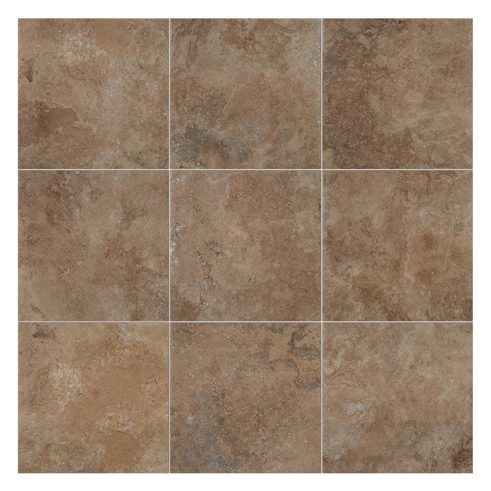 Marazzi Travisano Venosa 18 in. x 18 in. Glazed Porcelain Floor and ...