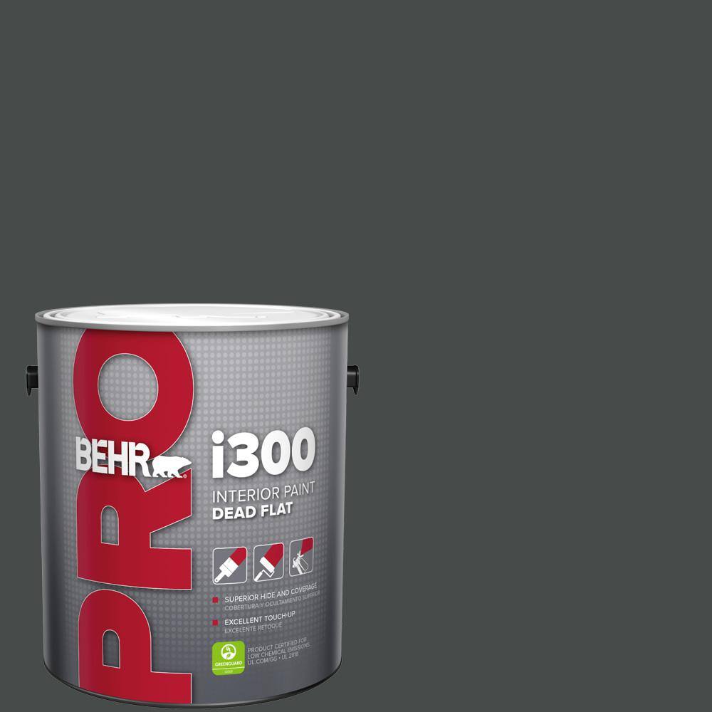 BEHR PRO 1 gal. #N450-7 Astronomical Dead Flat Interior Paint PR31301 ...