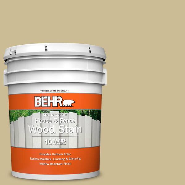 BEHR 5 gal. #M330-4 Morning Tea Solid Color House and Fence Exterior ...