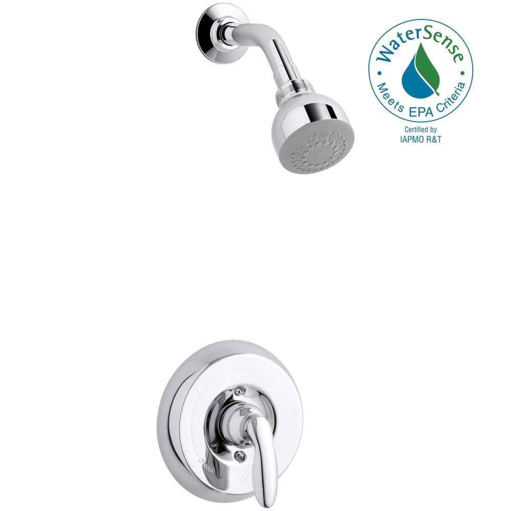 KOHLER Coralais 1-Handle Shower Trim Kit in Polished Chrome (Valve Not ...