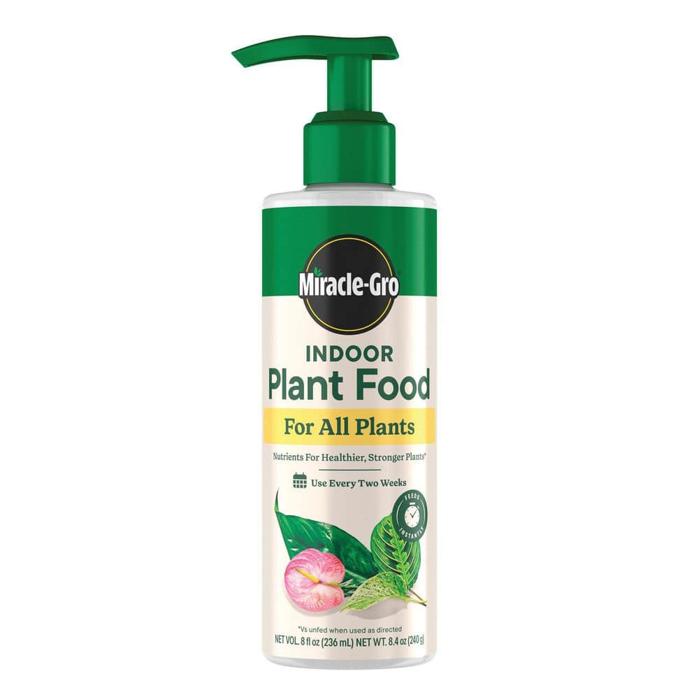 Miracle-Gro Indoor Plant Food for All Plants 8 fl. oz. Liquid Plant ...