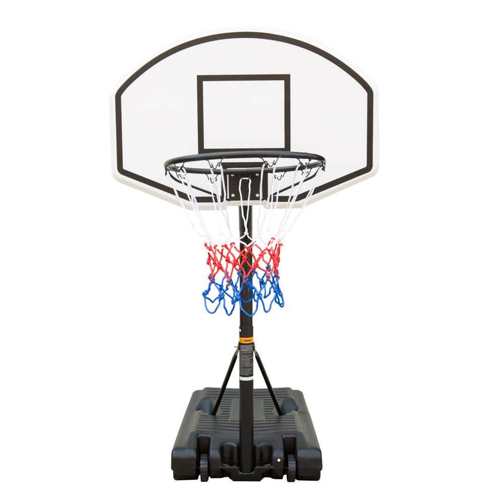 TIRAMISUBEST Portable Poolside Basketball Hoop Swimming Pool 3.1ft to 4 ...