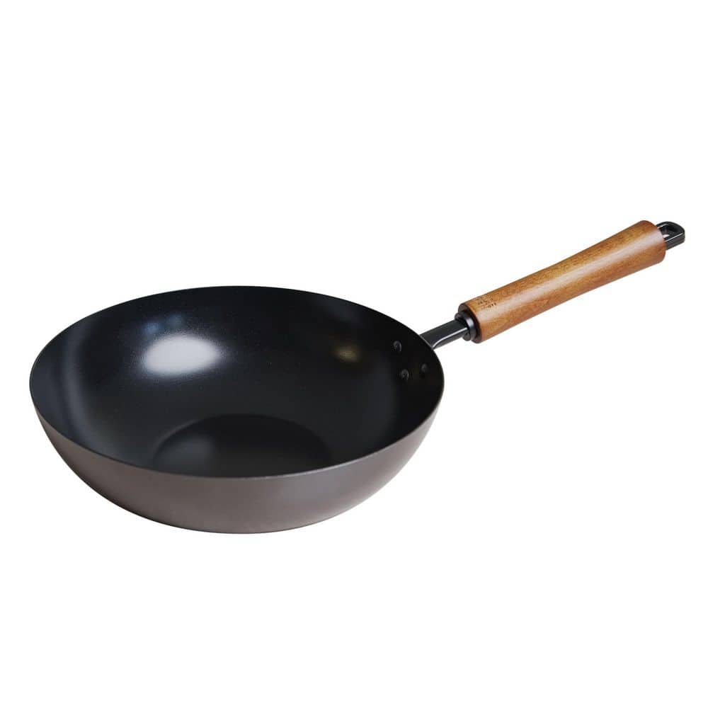 JOYCE CHEN Classic Series 9.5-Inch Carbon Steel Ceramic Nonstick Stir ...