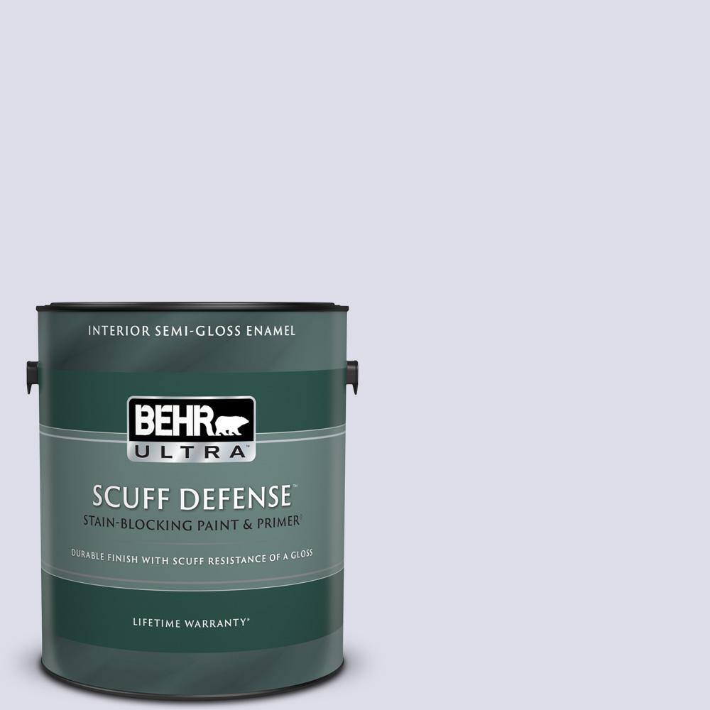 BEHR ULTRA 1 gal. #640C-1 Hosta Flower Extra Durable Semi-Gloss Enamel ...