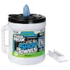 TOOLBOX Z400 200-Count Blue Shop Towel Big Grip Bucket (2 Buckets per ...
