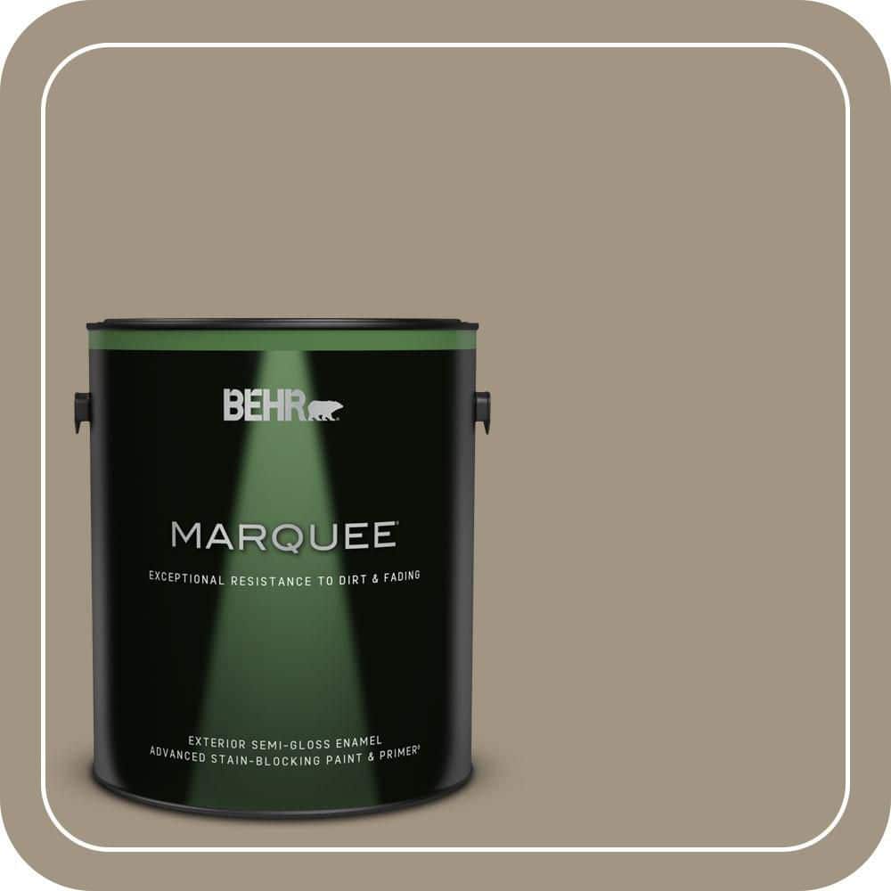 BEHR MARQUEE 1 gal. #ECC-43-2 Bridle Path Semi-Gloss Enamel Exterior ...