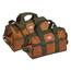 BUCKET BOSS Gatemouth 24 in. Tool Bag in Brown and Green with 36 ...