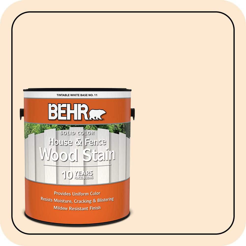 BEHR 1 gal. #280A-1 Creamy Orange Solid Color House and Fence Exterior ...