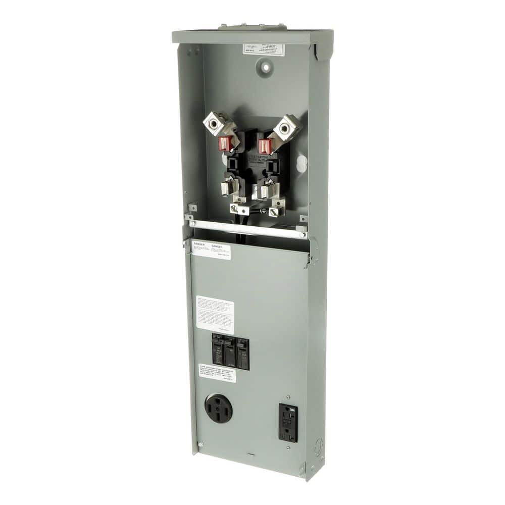 Midwest Electric Products 70A Metered Temporary Power Panel 2-Spaces ...