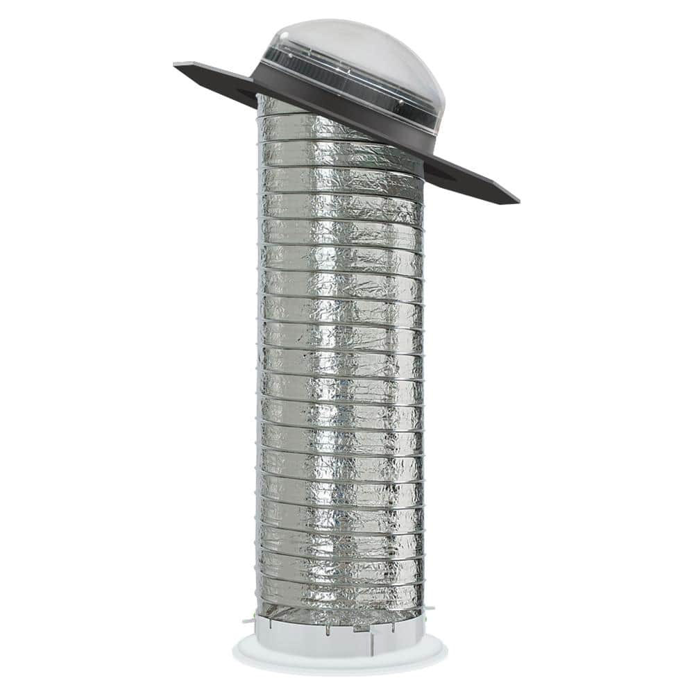 VELUX 14 in. Acrylic Dome Sun Tunnel Skylight with Flexible Tube and ...