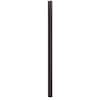 SOLUS 8 ft. Bronze Outdoor Direct Burial Aluminum Lamp Post fits Most ...