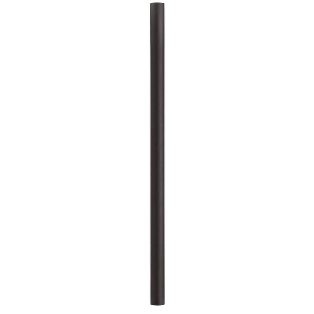 SOLUS 8 ft. Bronze Outdoor Direct Burial Aluminum Lamp Post fits Most ...