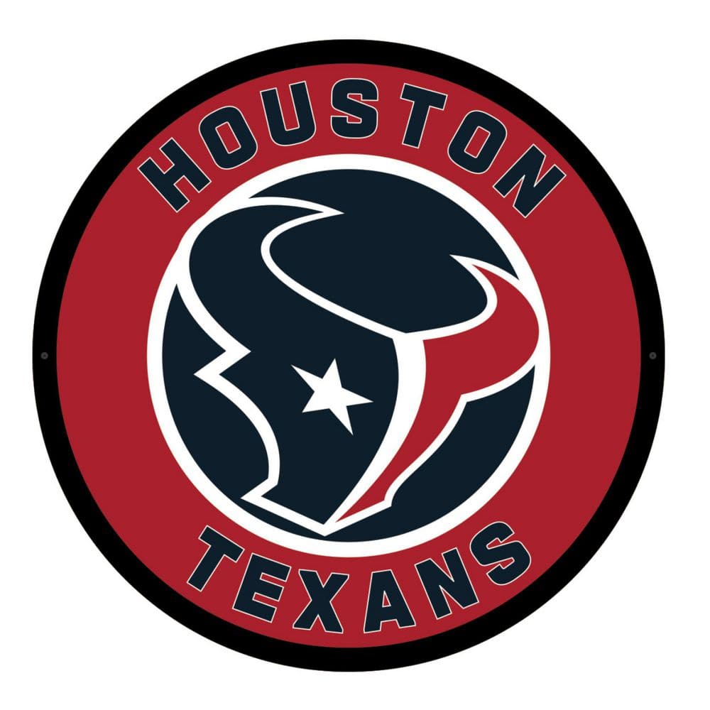 Evergreen Houston Texans Round 23 in. Plug-in LED Lighted Sign ...